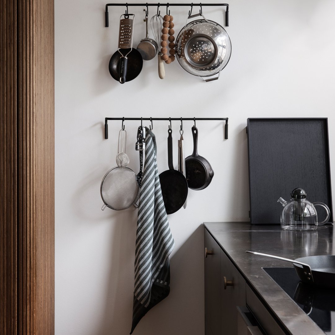 ferm LIVING Kitchen Rod w/ 6 Hooks | Danish Design Store
