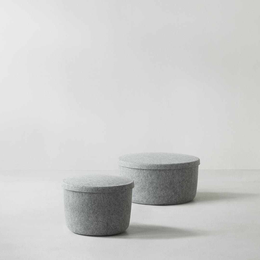 Normann Copenhagen Hide Storage Pouf by Simon Legald | Danish Design Store