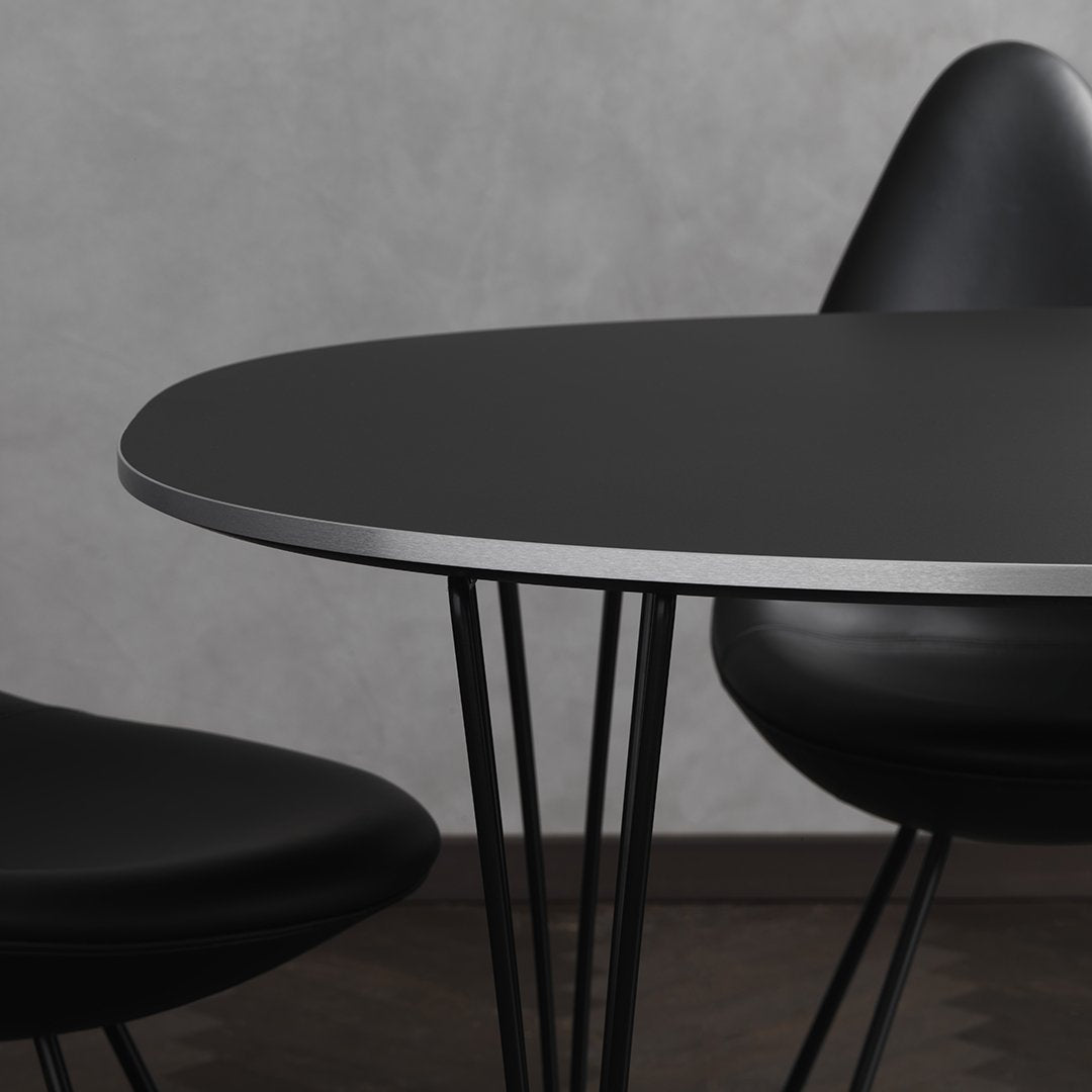 Fritz Hansen Drop Chair - Black Edition | Danish Design Store