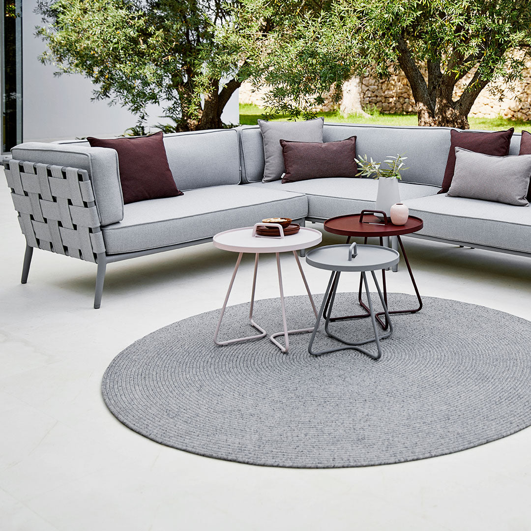 Cane-line On-the-Move Side Table by Strand + Hvass | Danish Design Store