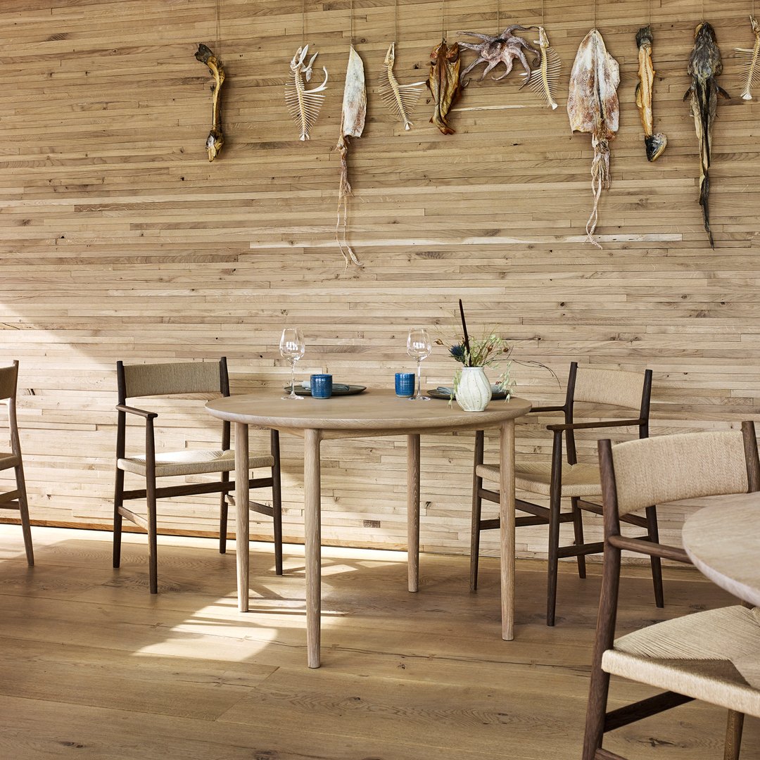 BRDR Kruger Arv Dining Armchair - Paper Cord Seat by Studio David Thulstrup | Danish Design Store