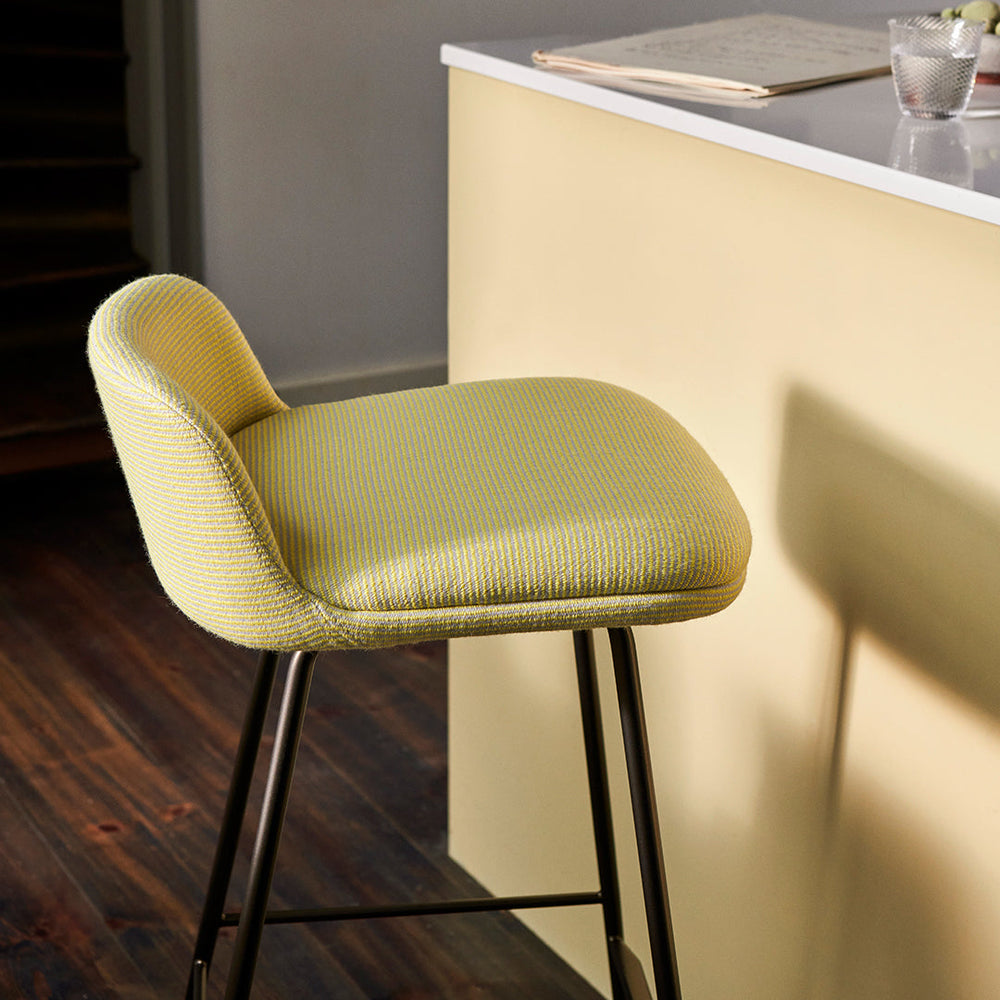 Rely HW84 Low Back Counter Stool - Fully Upholstered – Danish Design Store