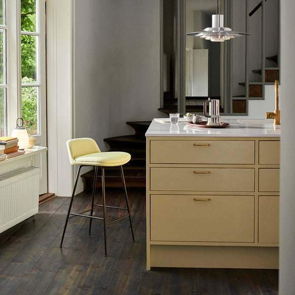 Rely HW84 Low Back Counter Stool - Fully Upholstered – Danish Design Store