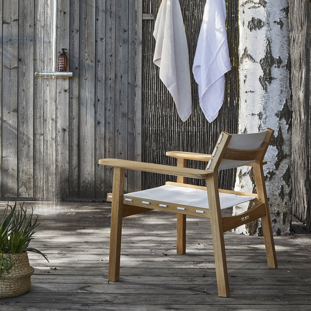 Skargaarden Djuro Lounge Armchair w/ Fabric by Matilda Lindblom ...