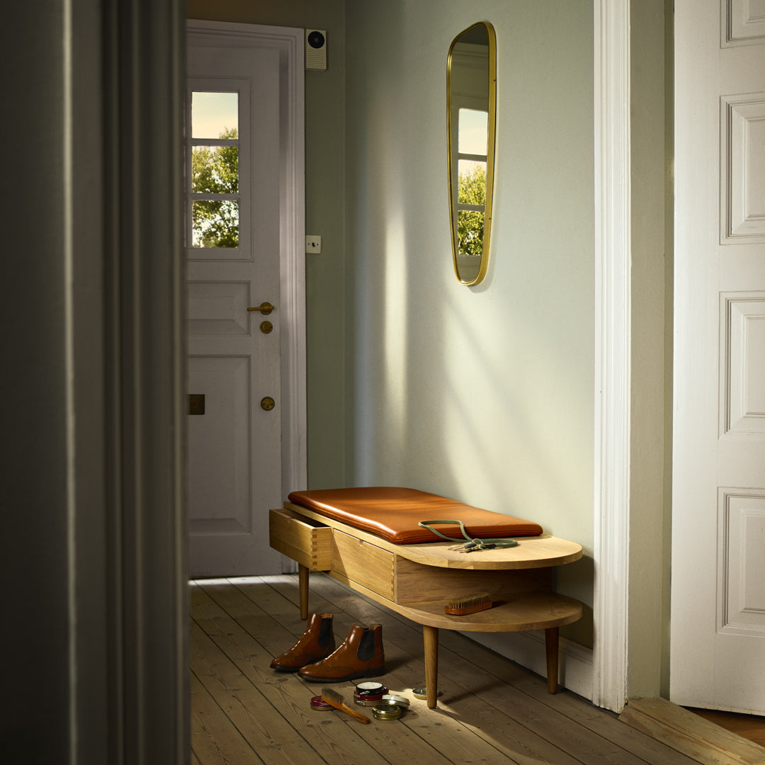 FDB Mobler F24 Radius Bench by Diana Mot & Isabella Bergstrom | Danish ...