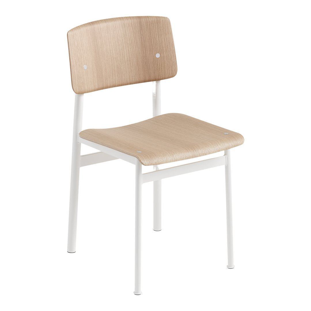 Loft Chair - White Frame / Oak - Outlet – Danish Design Store