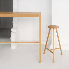 Nikari Linea Perch Bar/Counter Stool by Wesley Walters + Salla Luhtasela | Danish Design Store