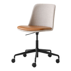 andTradition Rely HW32 Chair - 5-Star Swivel Base w/ Castors + Gaslift ...
