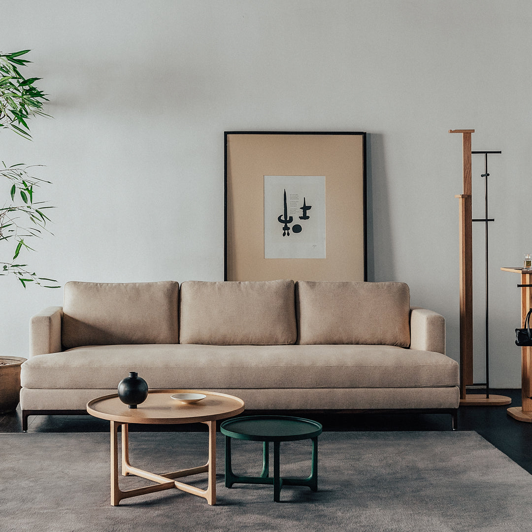 Stellar Works Qi Three Seater Sofa by Neri + Hu | Danish Design Store