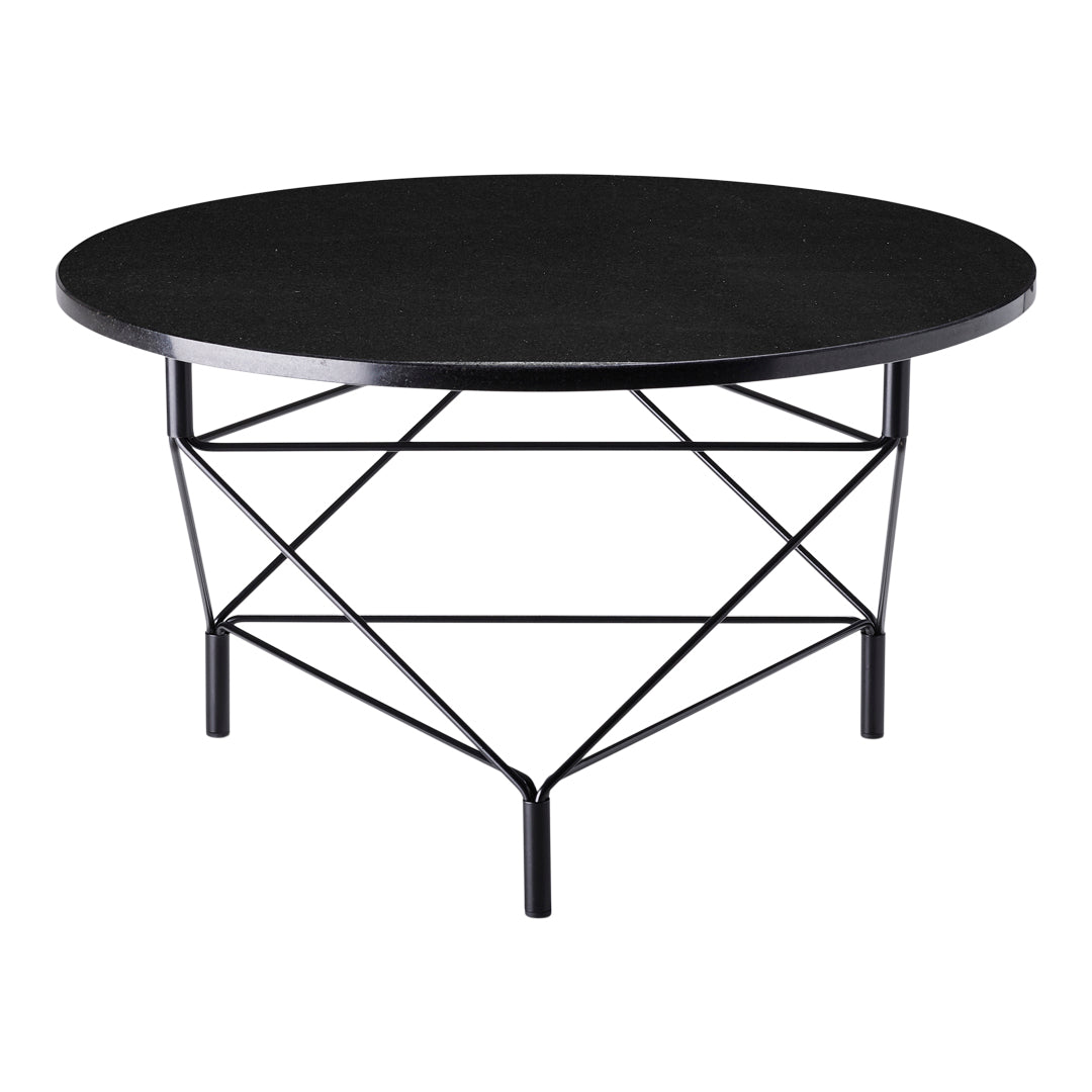 Eilersen Spider Corner Coffee Table w/ Triangle Base - Round Top by ...