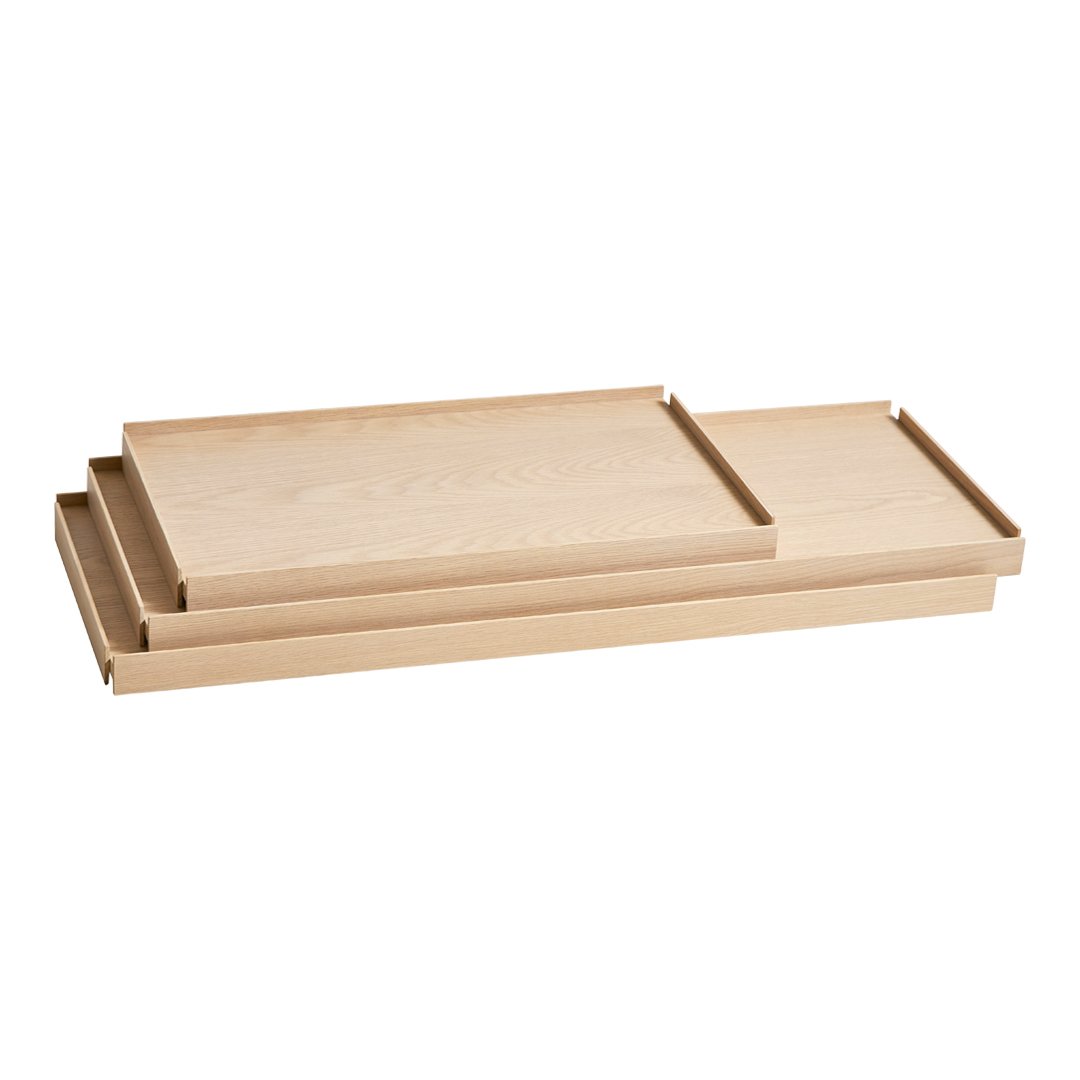 Woud Tray Shelf - Low by Hanne Willmann | Danish Design Store