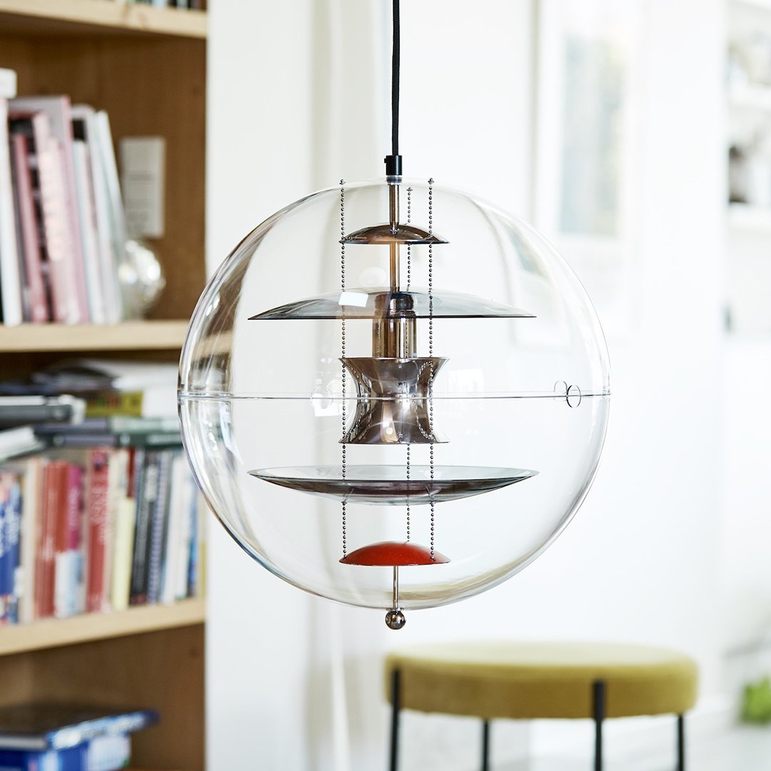 Verpan VP Globe Coloured Glass by Verner Panton | Danish Design Store