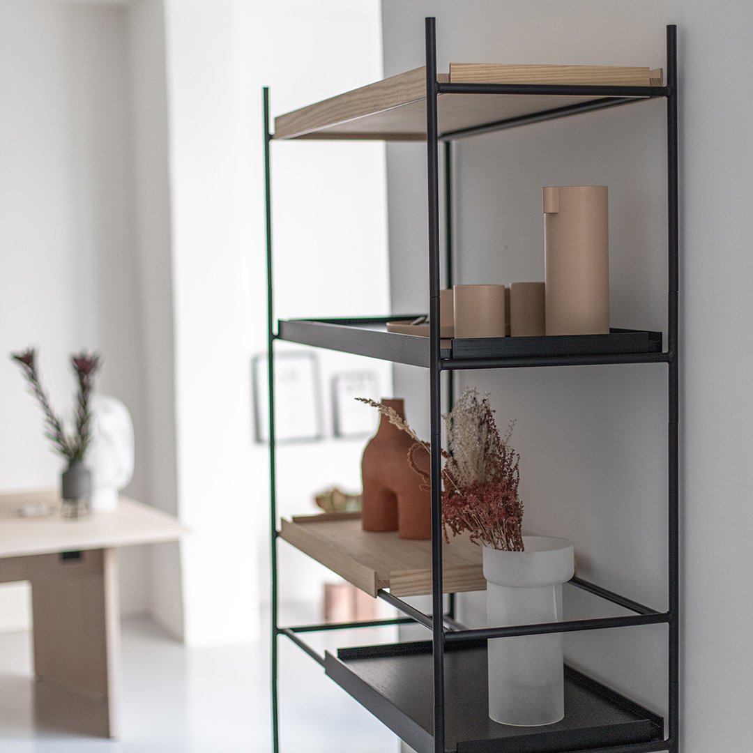 Woud Tray Shelf - High by Hanne Willmann | Danish Design Store