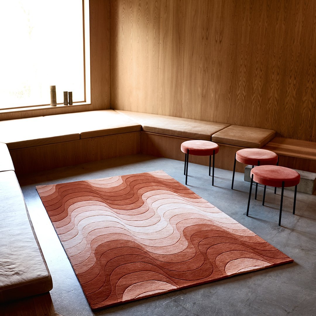 Verpan Wave Rug by Verner Panton | Danish Design Store