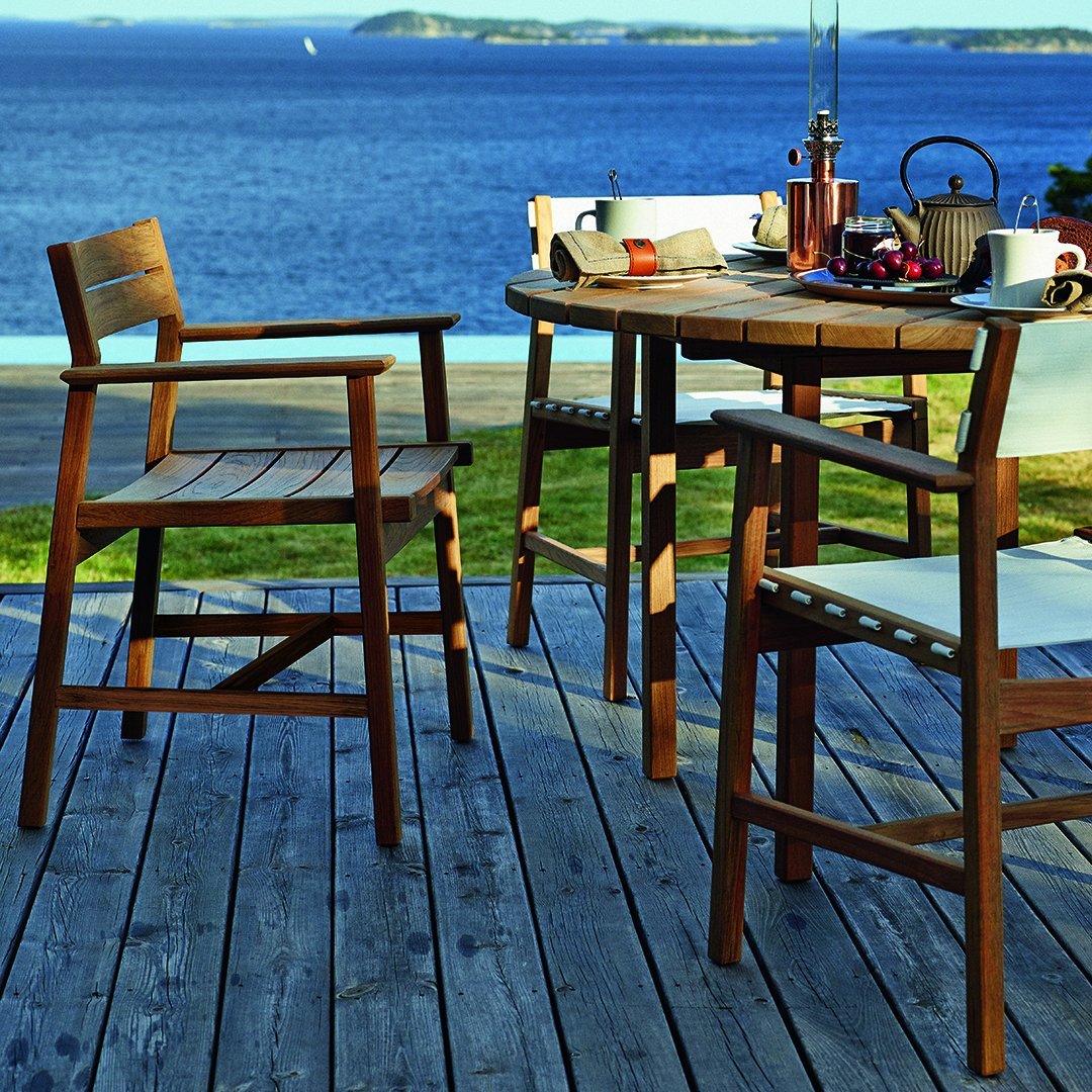 Djuro Dining Armchair w/ Fabric – Danish Design Store