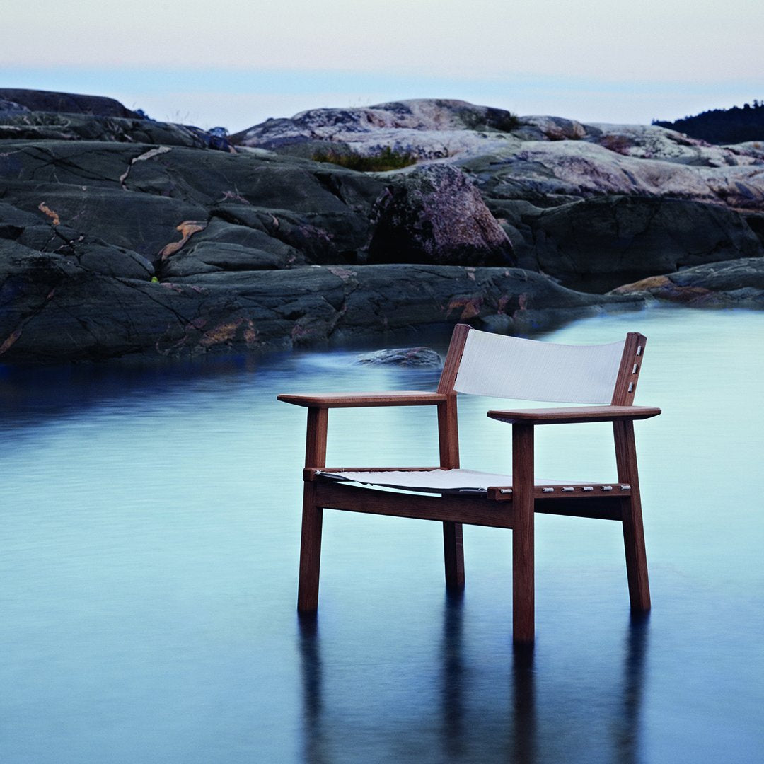 Skargaarden Djuro Lounge Armchair w/ Fabric by Matilda Lindblom ...