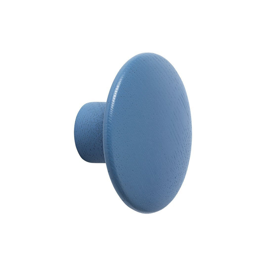 The Dots Coat Hook - Pale Blue Dots / Small: 3.5” Dia - Outlet – Danish ...